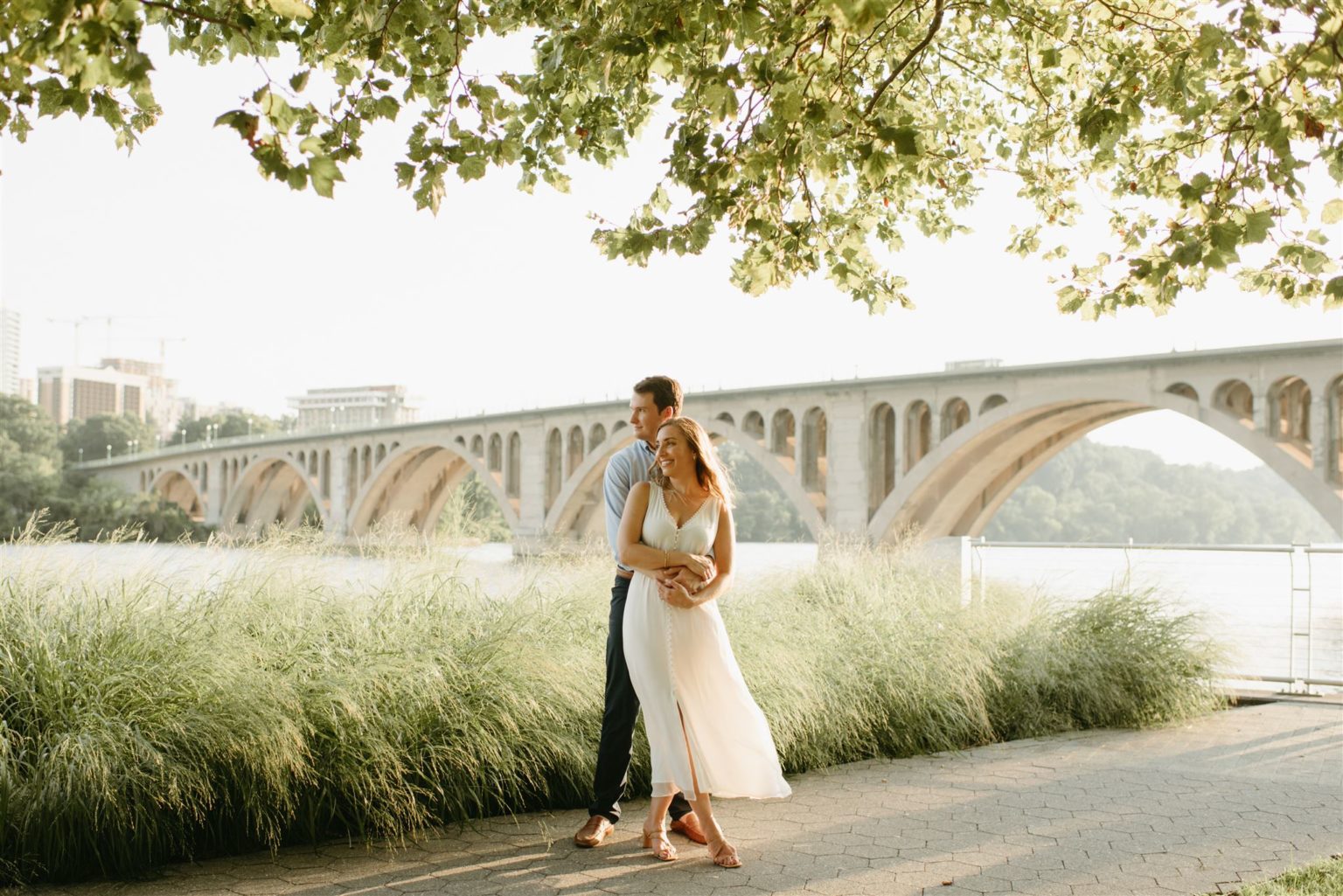 Georgetown Waterfront Engagement - hannahbaldwinphotography.com